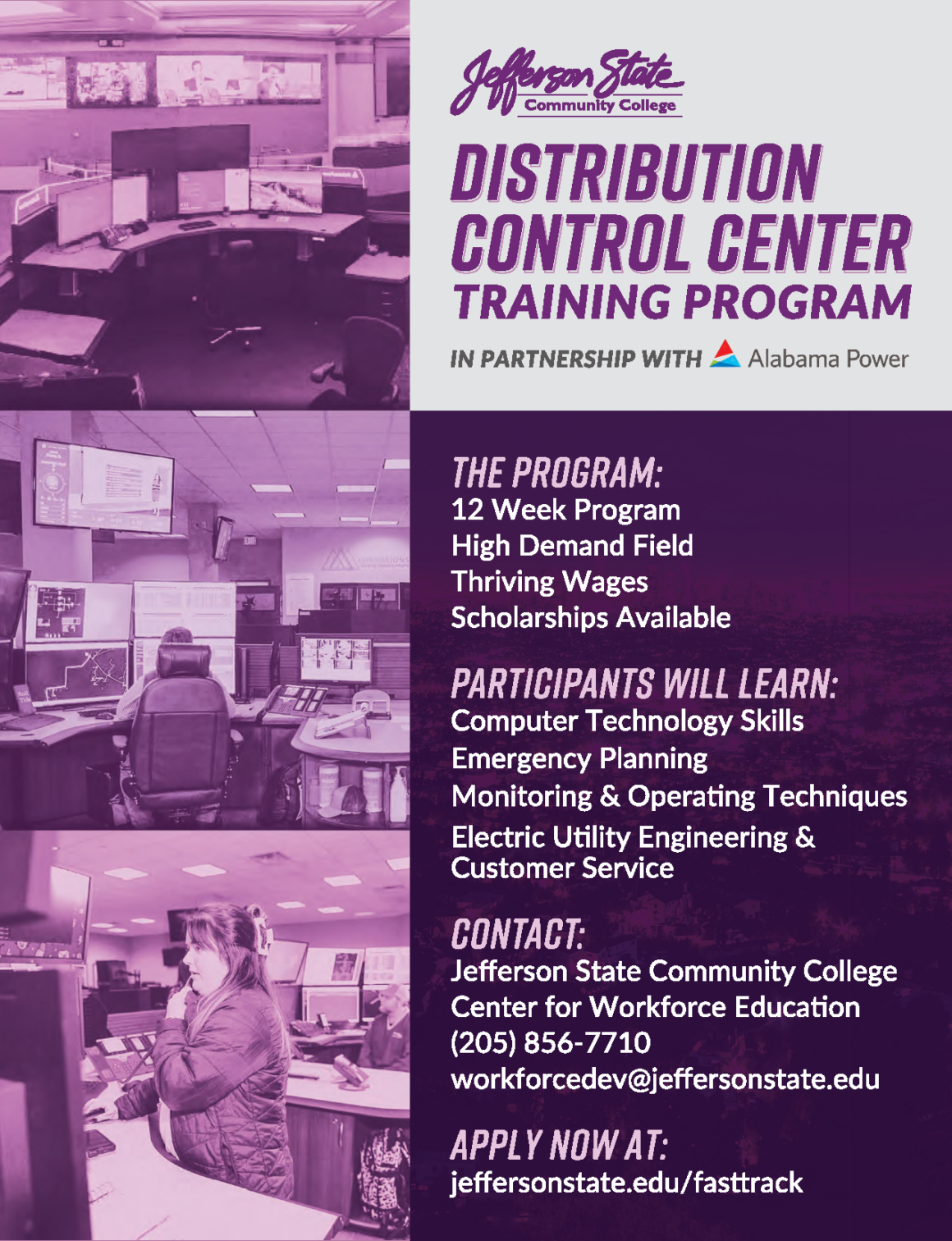 Distribution Control Center Training Program Application - Jefferson ...