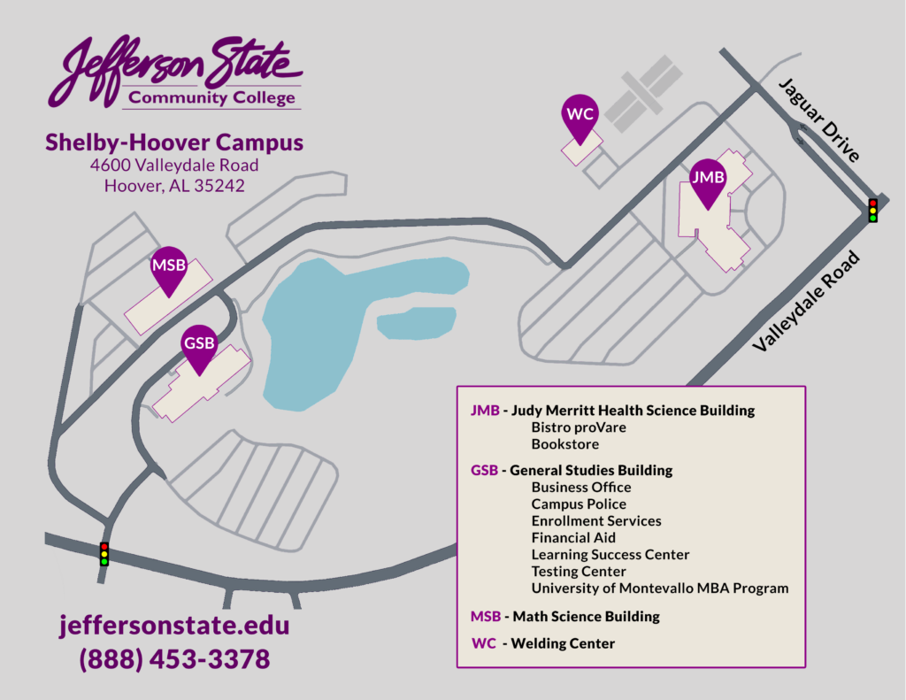Shelby-Hoover Campus Map - Jefferson State Community College
