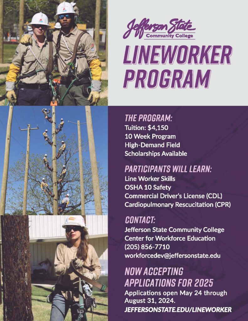 Lineworker Program - Jefferson State Community College